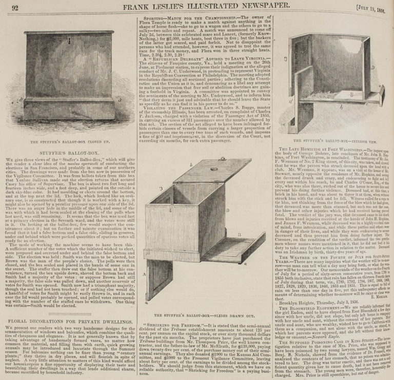 The Glass Ballot Box and Political Transparency - Commonplace - The ...