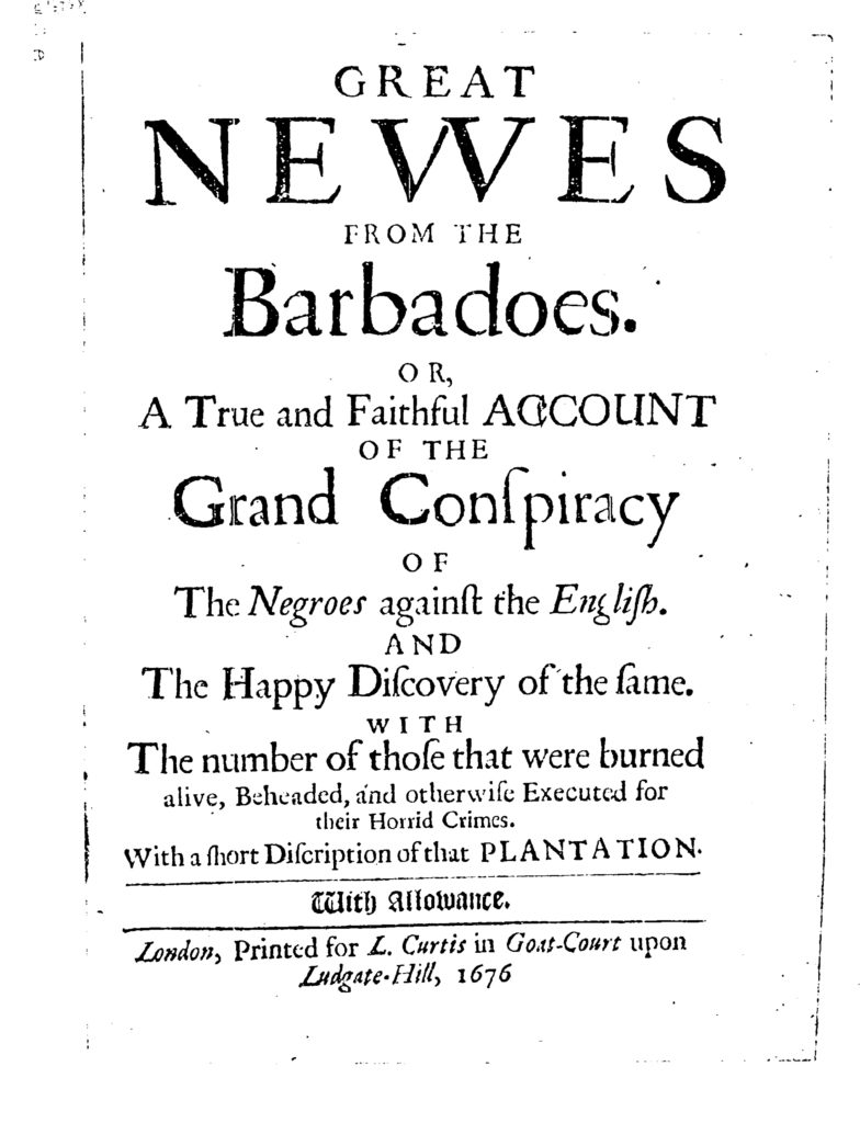 A Promotional Map of Barbados, c. 1675 - Commonplace - The Journal of ...
