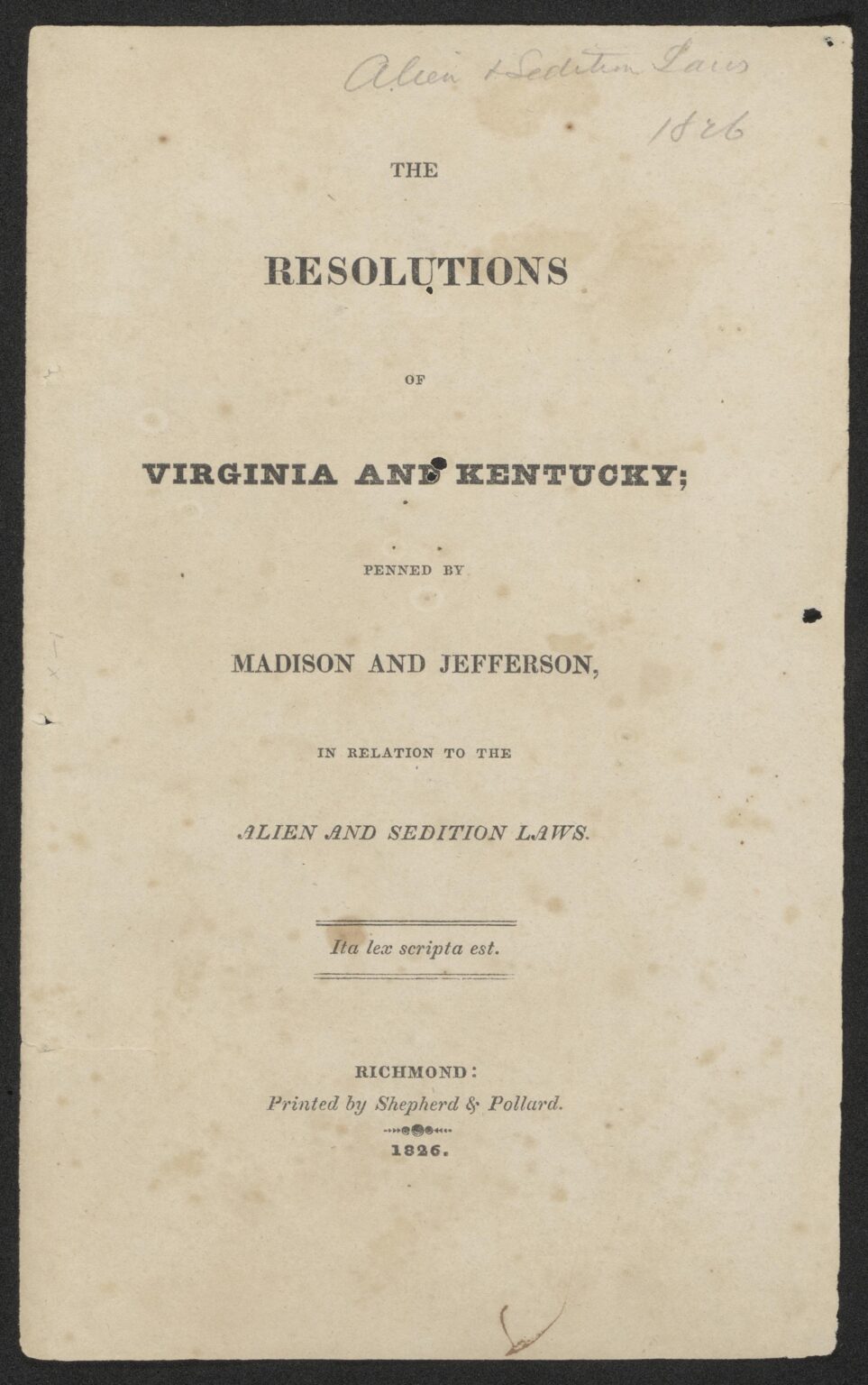 Interposition: A State-Based Constitutional Tool That Might Help ...