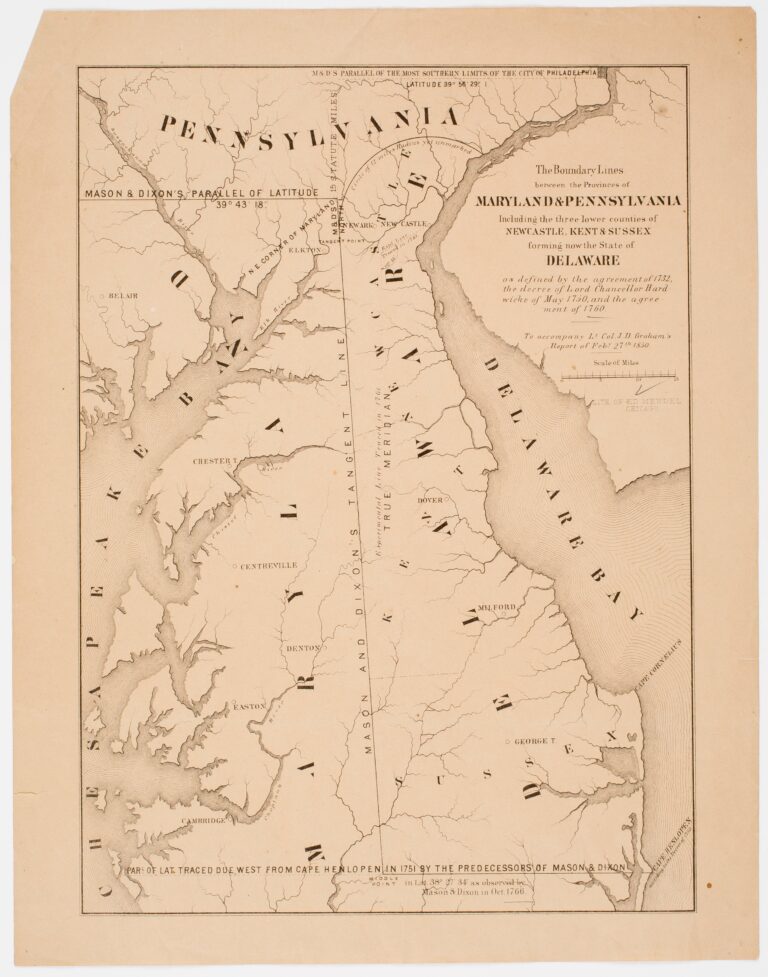 Mason-Dixon Lines - Commonplace - The Journal of early American Life