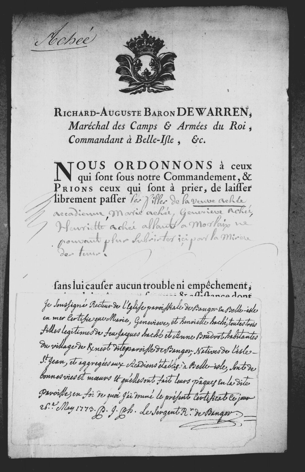 The Acadian Deportation, Women, and Refugee Resettlement in the British ...