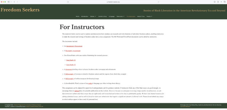 Freedom Seekers: Stories of Black Liberation in the American ...